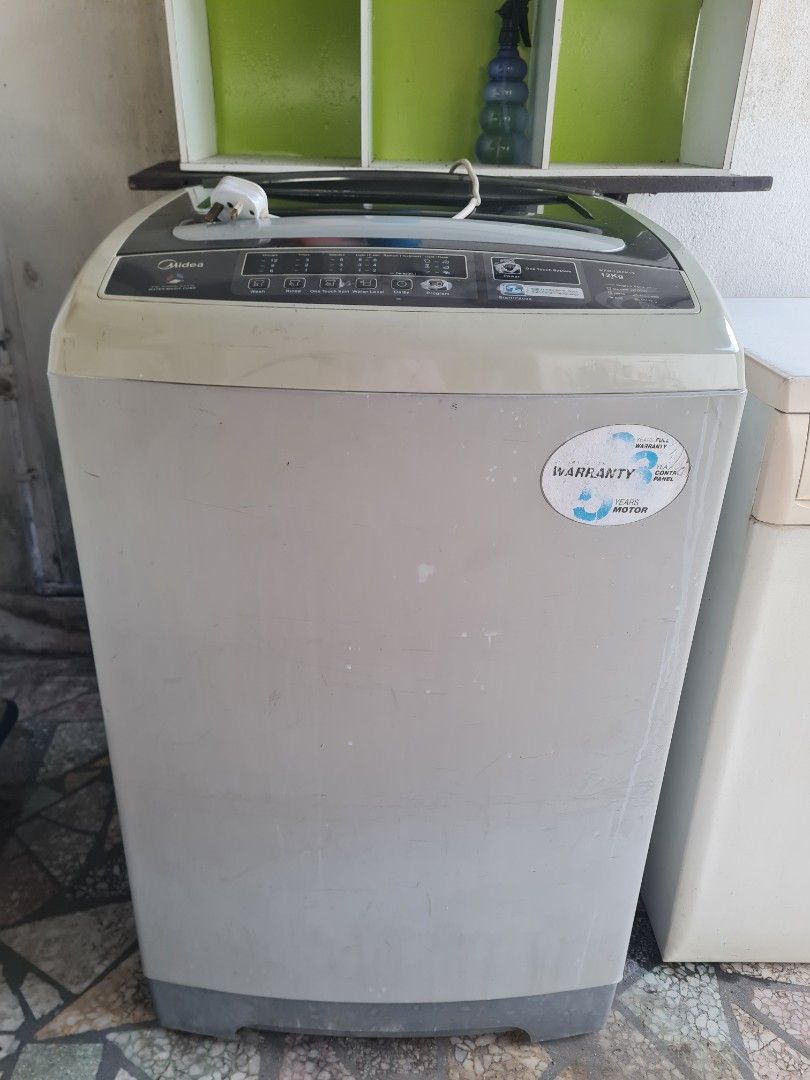 Midea top load washing machine (FAULTY) 12kg . . 📌condition rosak buat ...