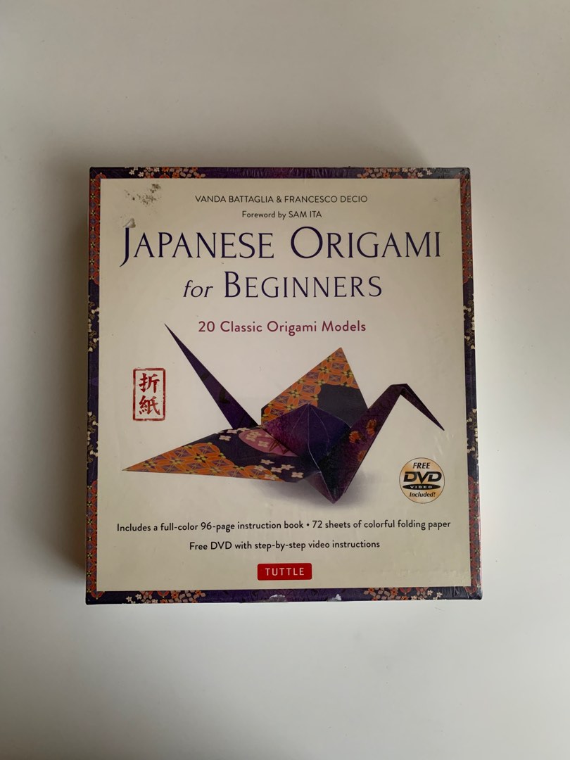 Tuttle Japanese Origami for Beginners *Limited Edition*, Buku & Alat ...