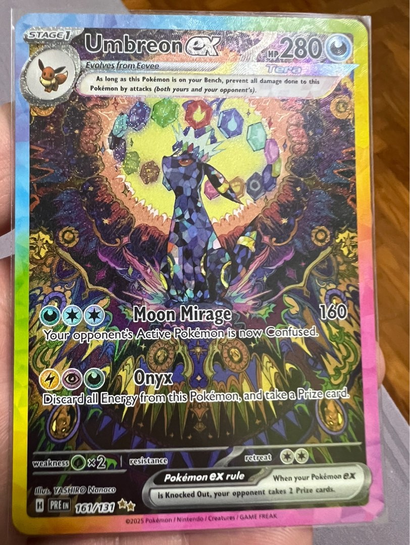 Umbreon EX Prismatic Evolutions (Freshly Pulled) Not SWSH 151 Team ...