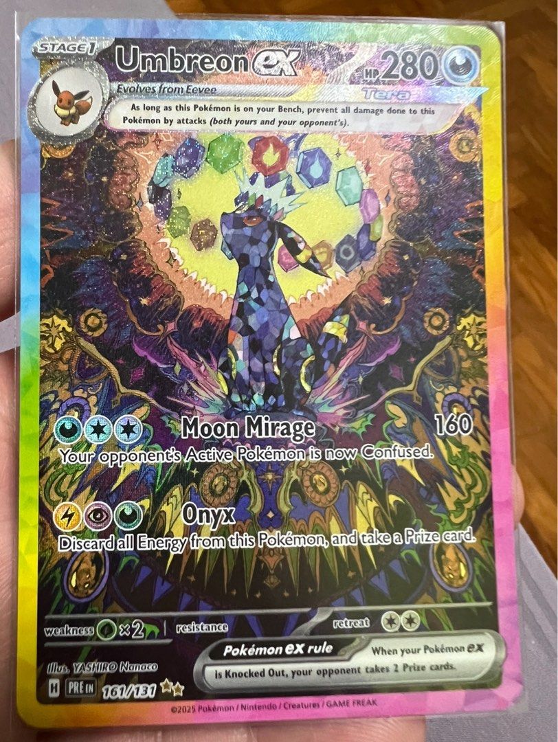 Umbreon EX Prismatic Evolutions (Freshly Pulled) Not SWSH 151 Team ...
