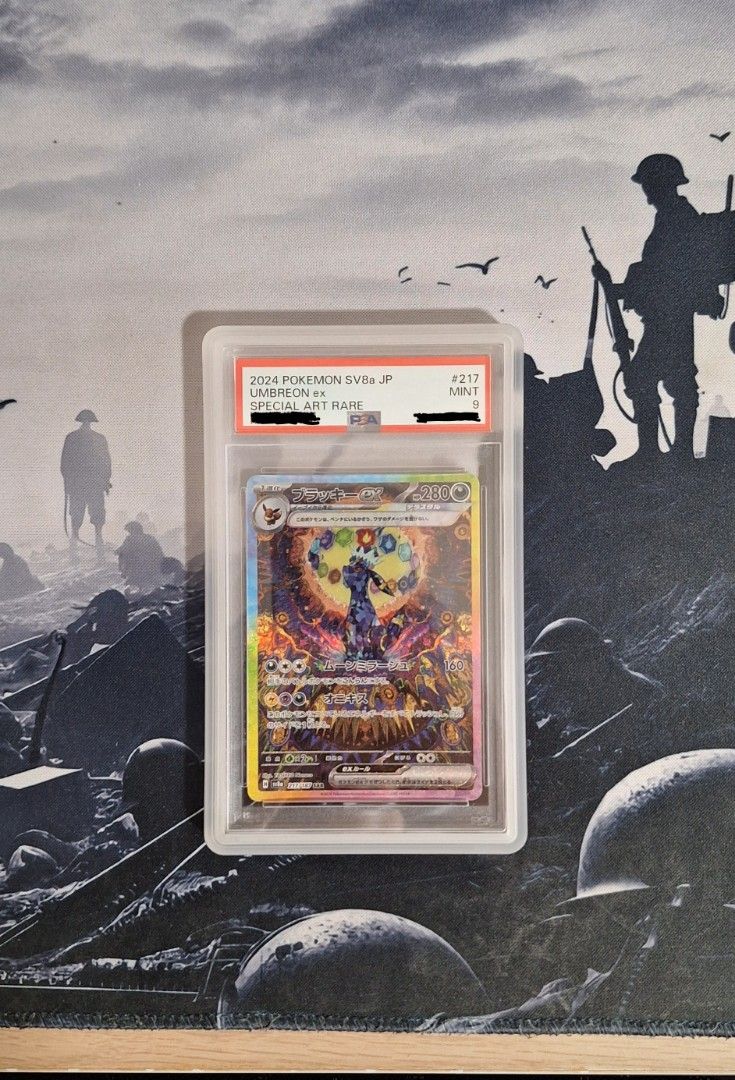 Umbreon/sunbreon ex Sar Terastal Festival PSA 9 SLAB pokemon card ...