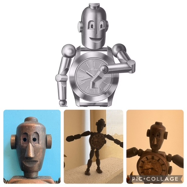 Very Rare Solid Metal Robi the Mido ambassador robot Vintage Circa 50s ...