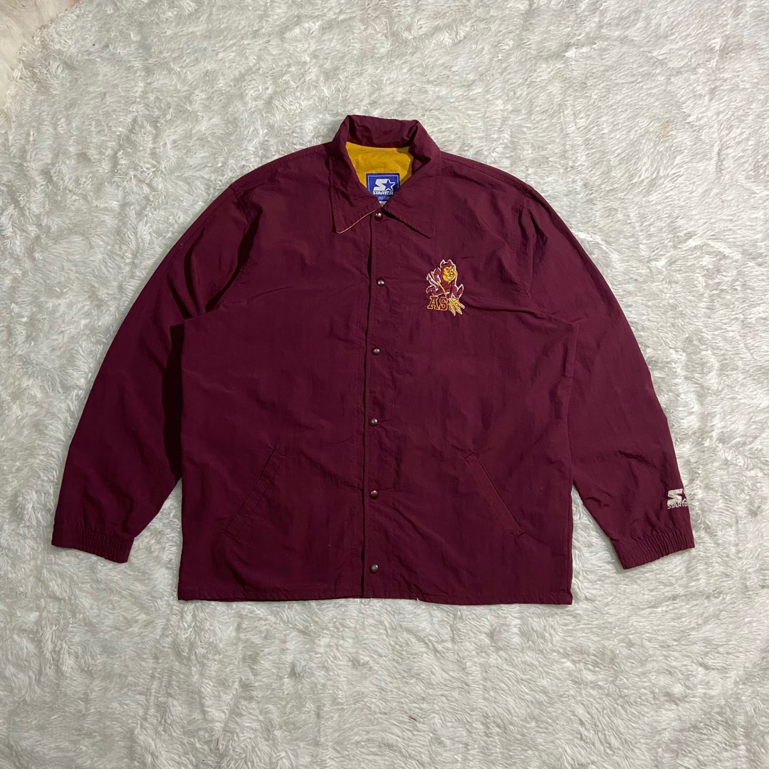 Vintage Starter Arizona State Devils Coach Jacket, Men's Fashion, Coats ...
