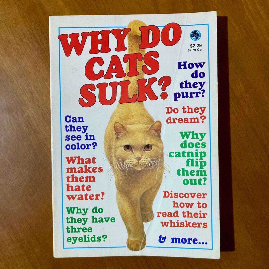 Why Do Cats Sulk? By Arline Bleecker, Hobbies & Toys, Books & Magazines ...