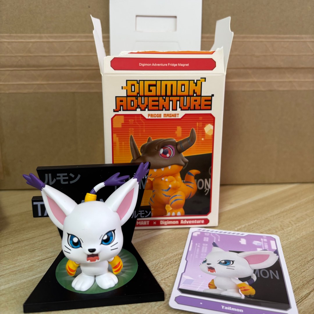 WTS popmart digimon adventure fridge magnet (tailmon), Hobbies & Toys ...