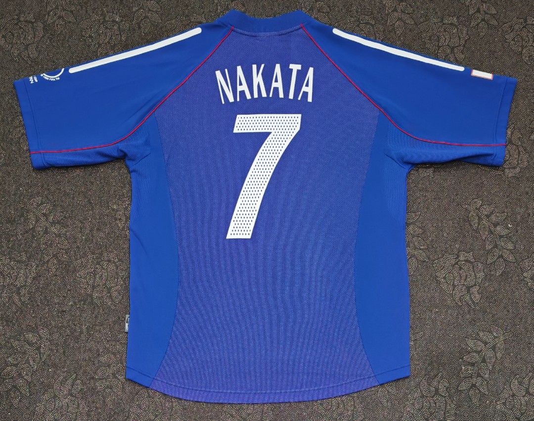 #7 NAKATA Japan Home FIFA World Cup 2002 soccer/football jersey/kit ...