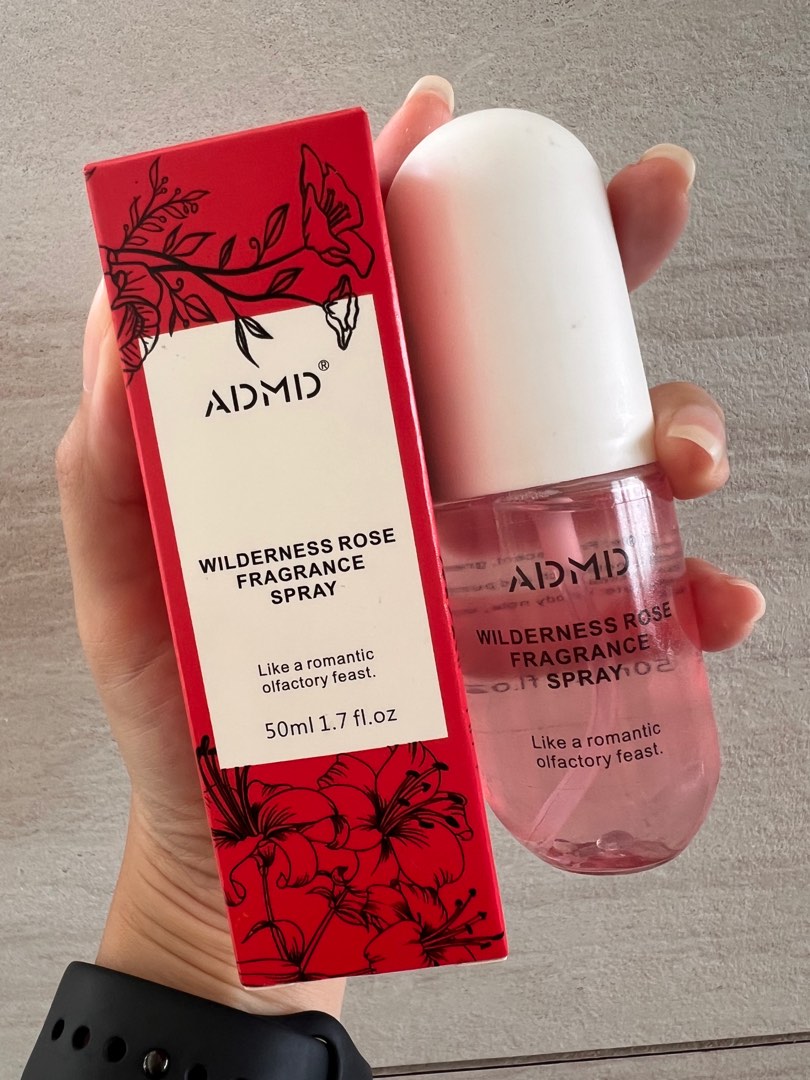 ADMD Wilderness Rose Fragrance Spray 50ml, Beauty & Personal Care ...