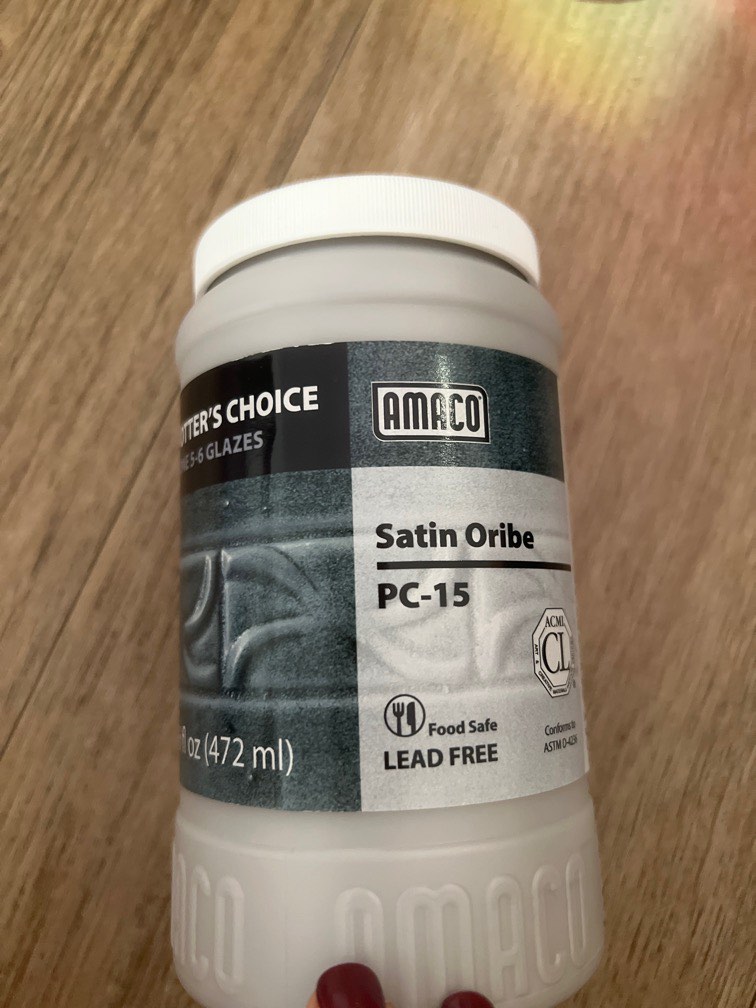 Amaco satin oribe PC-15 glaze, Hobbies & Toys, Stationery & Craft ...