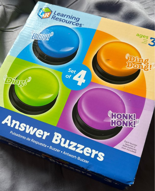 Answer Buzzers, Hobbies & Toys, Toys & Games on Carousell