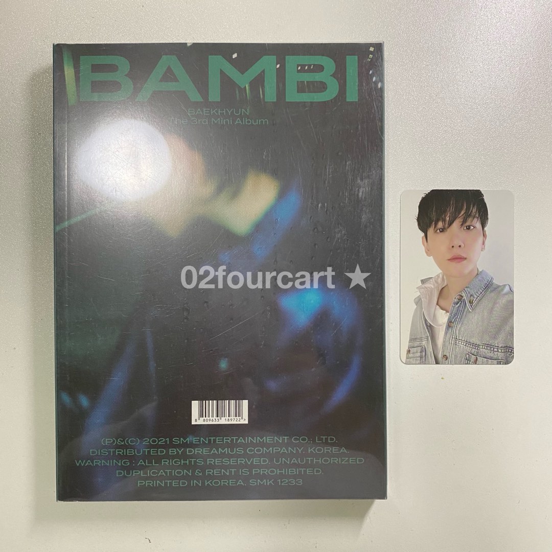 Baekhyun Bambi Album, Hobbies & Toys, Memorabilia & Collectibles, K ...