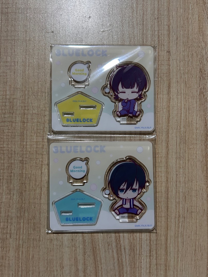 Blue Lock Pop up Shop Acrylic Stands - Rin Itoshi and Meguru Bachira ...