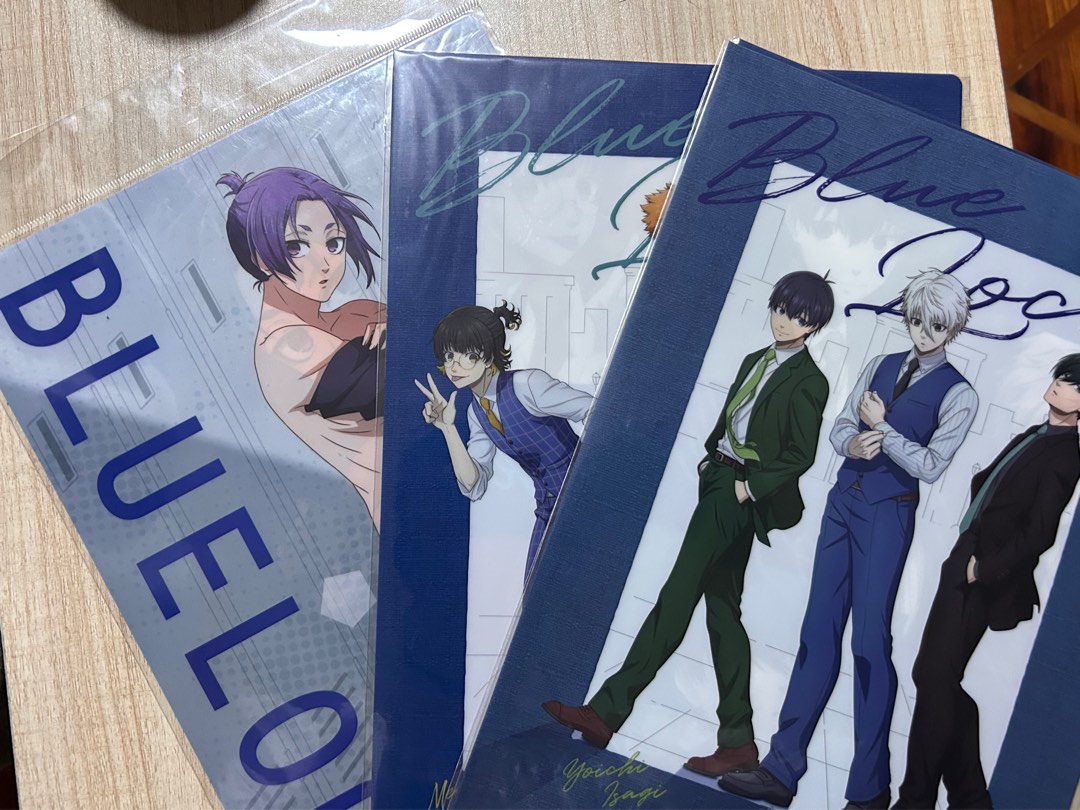 Blue Lock Pop Up Shop Folders, Hobbies & Toys, Memorabilia ...