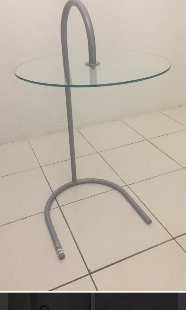 BNIB*** Ikea DRAGBY glass side table, Furniture & Home Living ...
