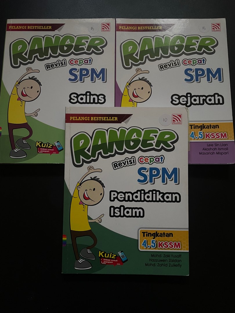 Buku rujukan SPM Ranger (Sej,sains,pai), Hobbies & Toys, Books ...