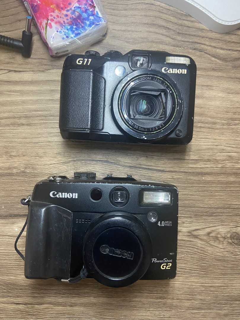 Canon G2 and G11 (Untested), Photography, Cameras on Carousell