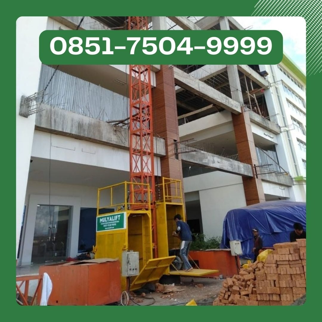 Cargo Lift, Lift Proyek, Lift Material, Lift Barang Banyuasin | Sewa ...