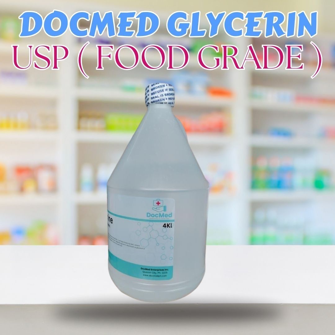DOCMED PURE GLYCERINE 4 KILOS PER GALLON USP FOOD GRADE, Health ...
