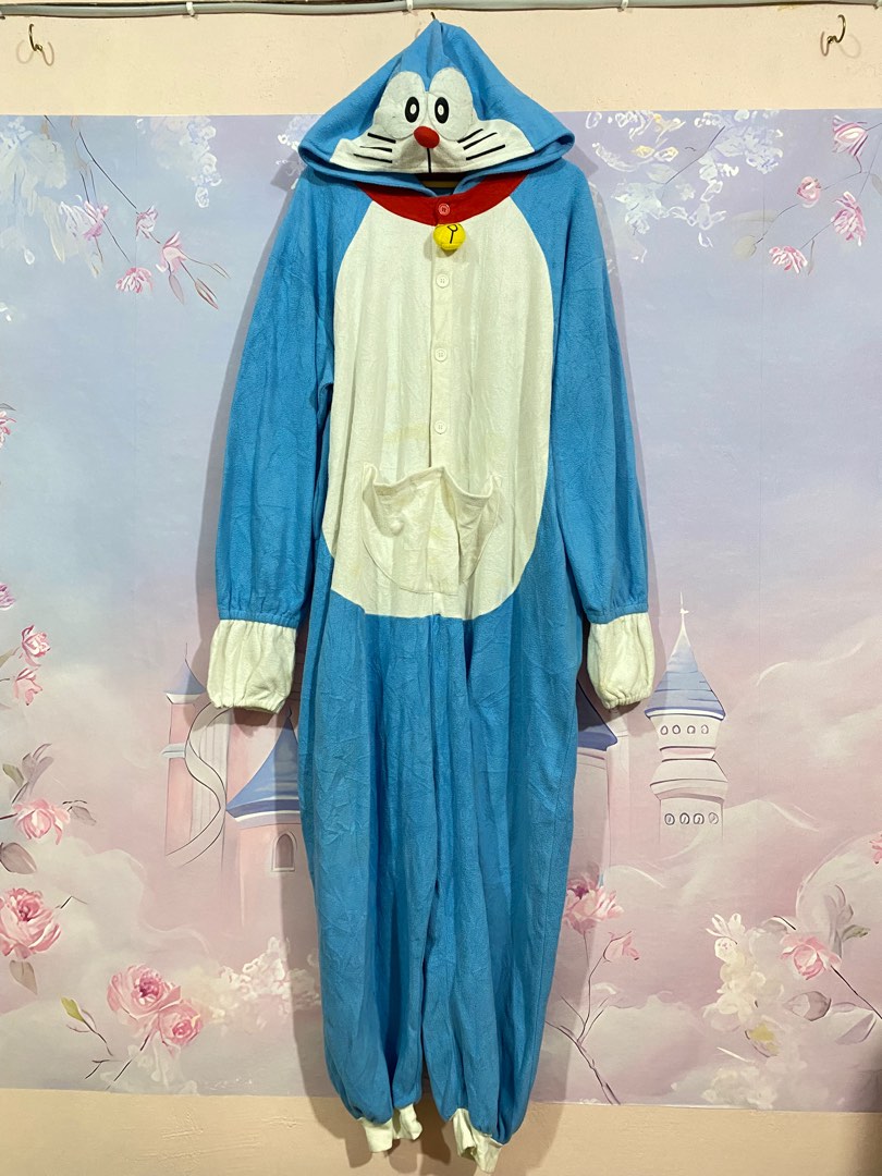 DORAEMON ONESIE COSTUME, Hobbies & Toys, Toys & Games on Carousell