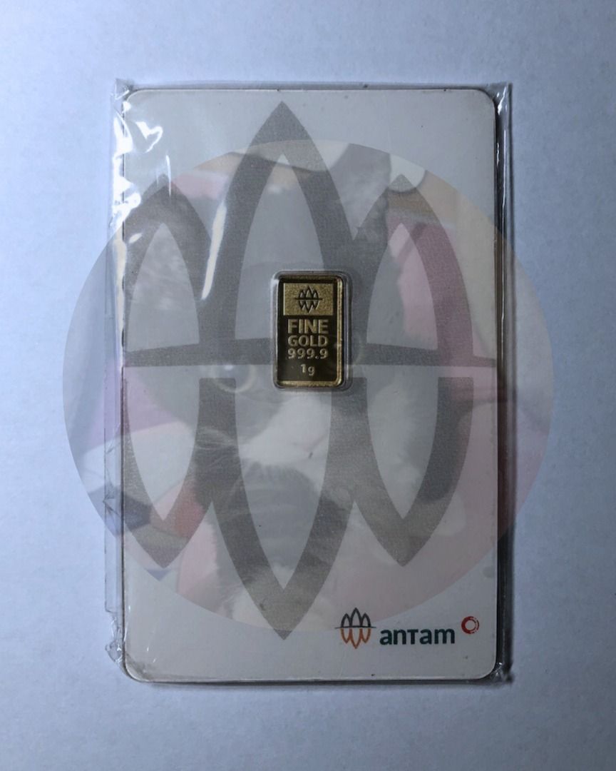 EMAS Logam Mulia Antam Press ( ANTAM ) 1GR 1 Gram (edisi 2022) BU ...