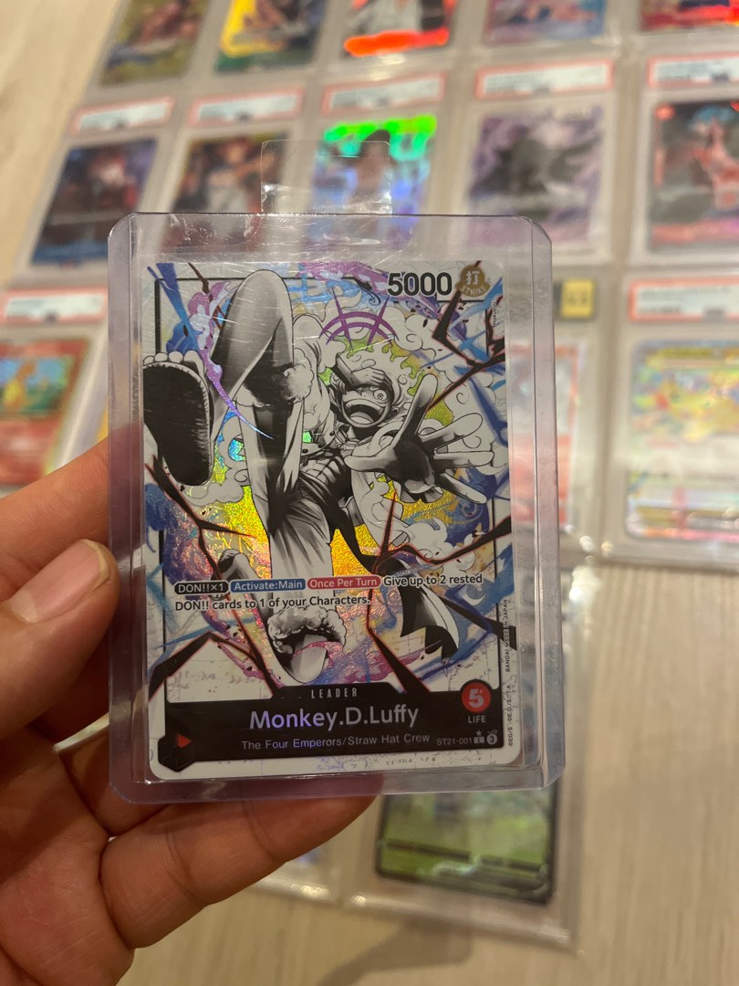 (EN) Leader En ST21-001 monkey. D. LUFFY LEADER CARD ALTERNATE ART, Hobbies & Toys, Toys & Games ...