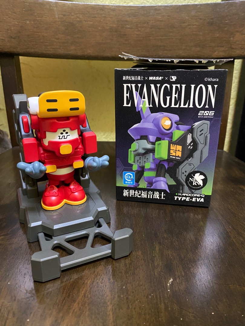 Evangelion x Wasa Phone Holder, Hobbies & Toys, Toys & Games on Carousell