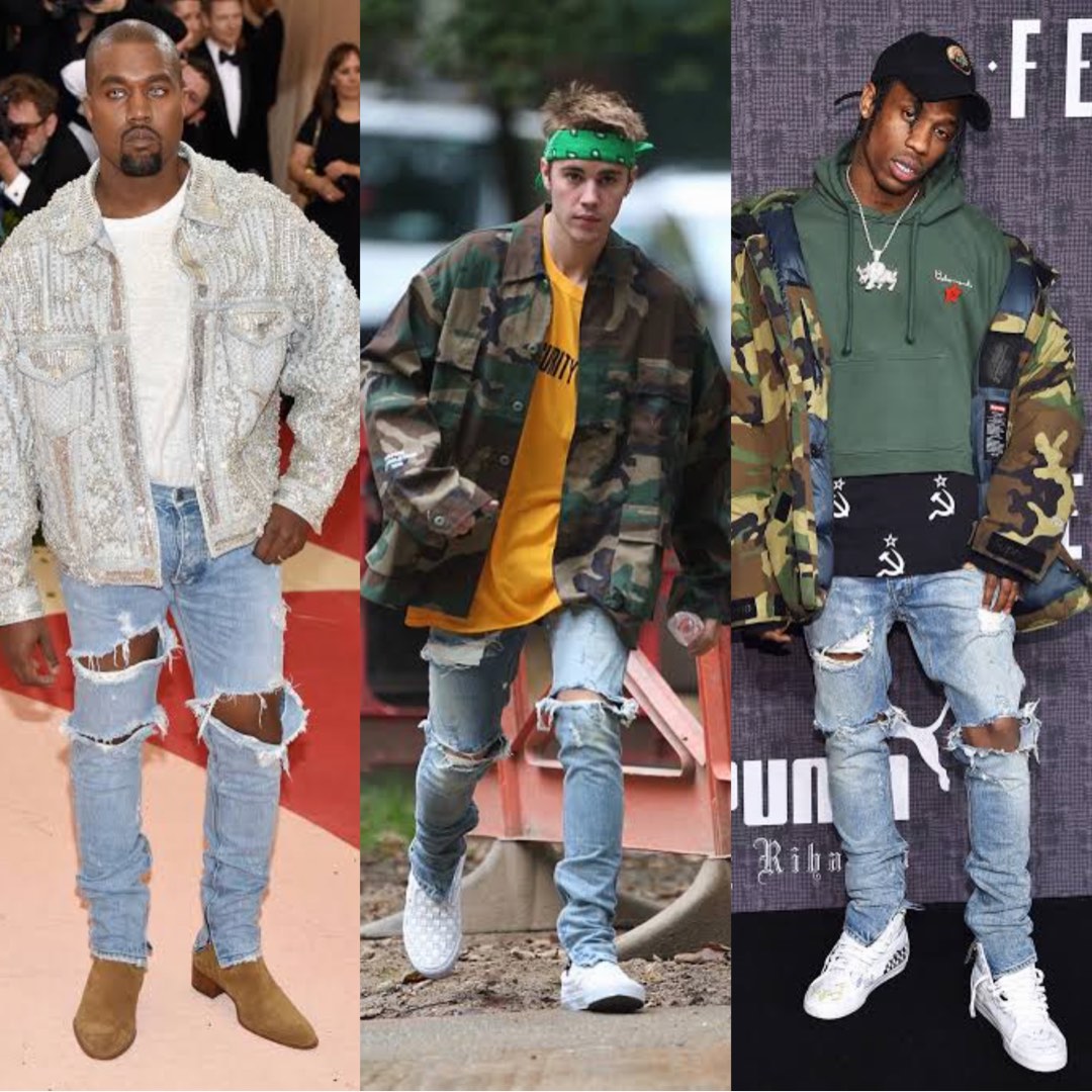 FEAR OF GOD FOURTH COLLECTION 2015 - 2016 OG BATCH DISTRESSED SELVEDGE ...
