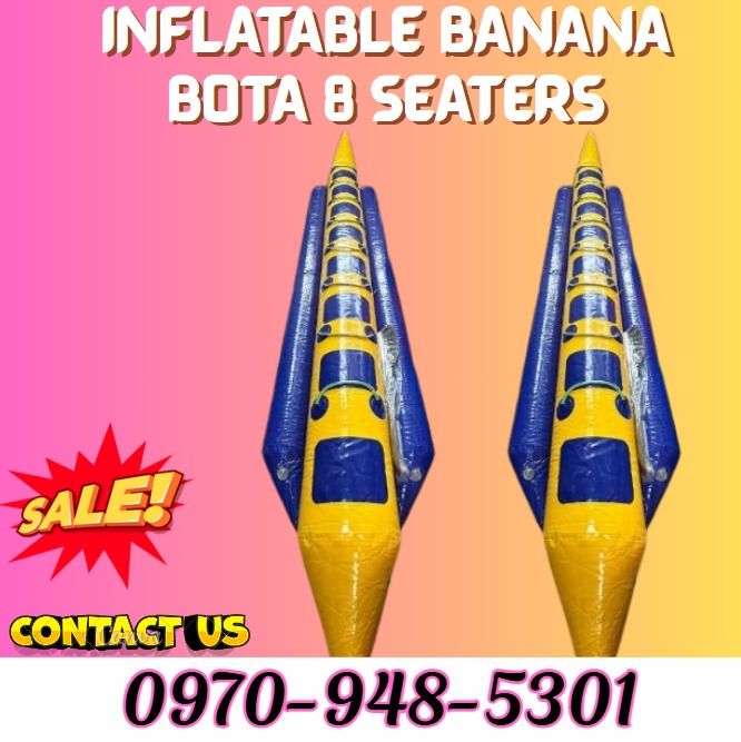 FOR SALE INFLATABLE BANANA BOAT 8 SEATERS BRAND NEW, Looking For on Carousell