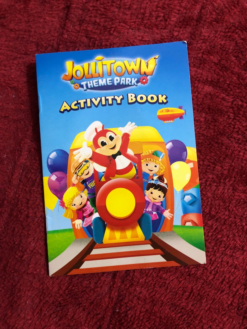 Freebie (9) Jollibee jollitown activity book, Hobbies & Toys, Books ...