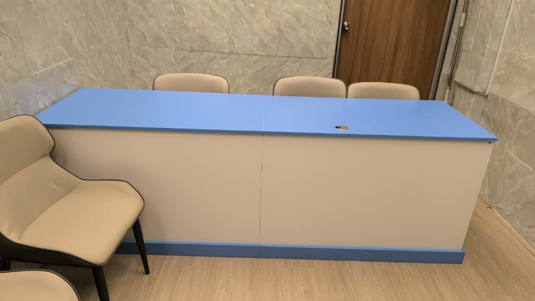 Front Desk Table/ Counter Table O-29, Furniture & Home Living ...