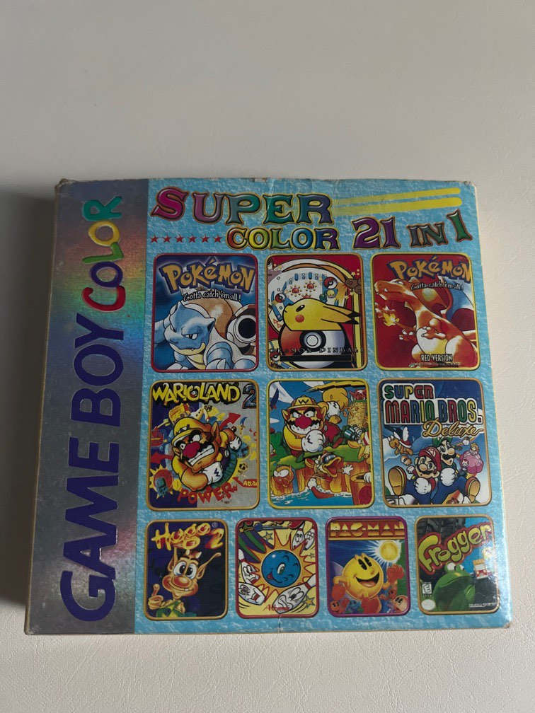 Gameboy Advance Pokemon Red Blue 21 in 1, Video Gaming, Video Games ...