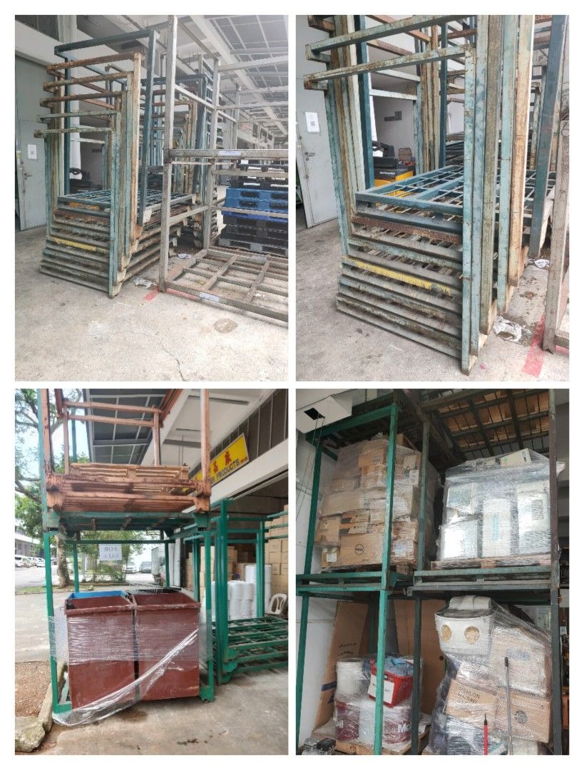 Heavy Duty Pallet Stacking Shelving/Pallet Tainer for sale @ $150 each ...
