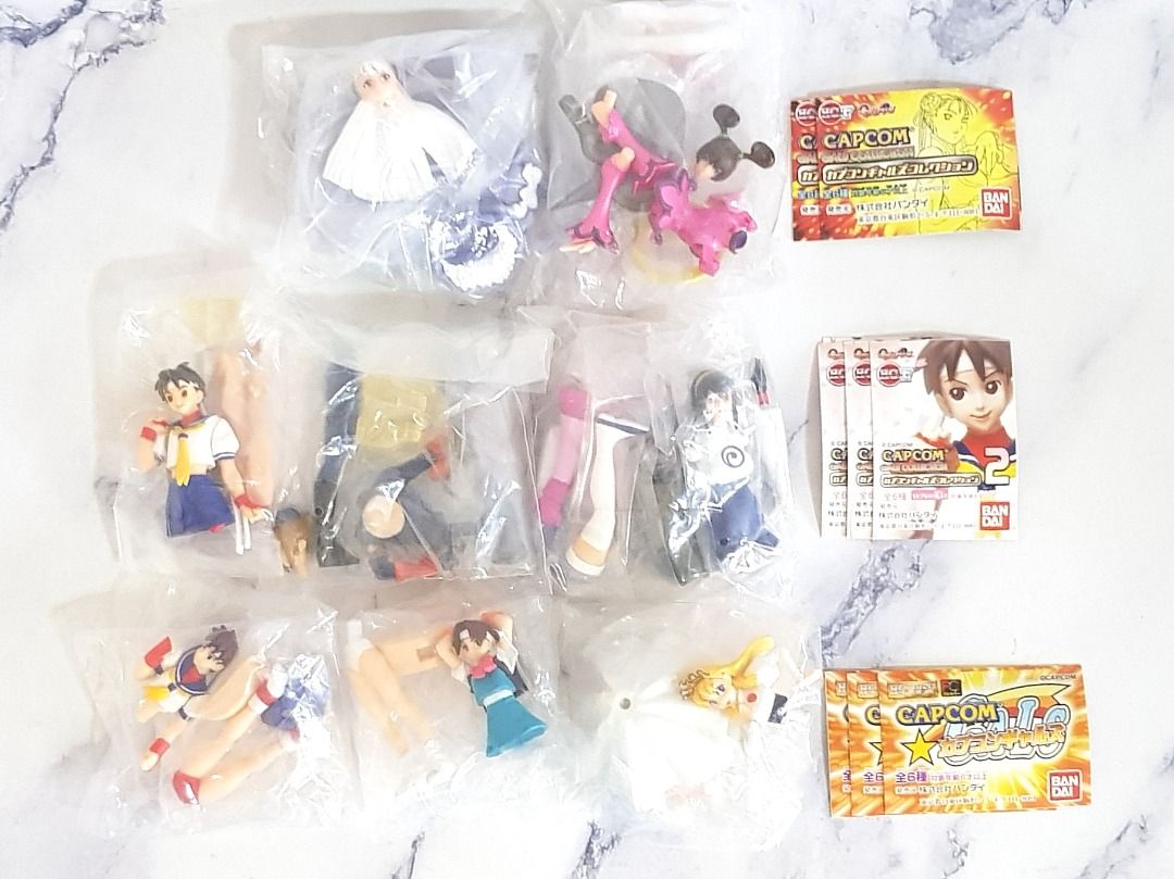 HG Series Capcom Gals Morrigan Sakura Hinata Chun Li Princess Devilotte ...