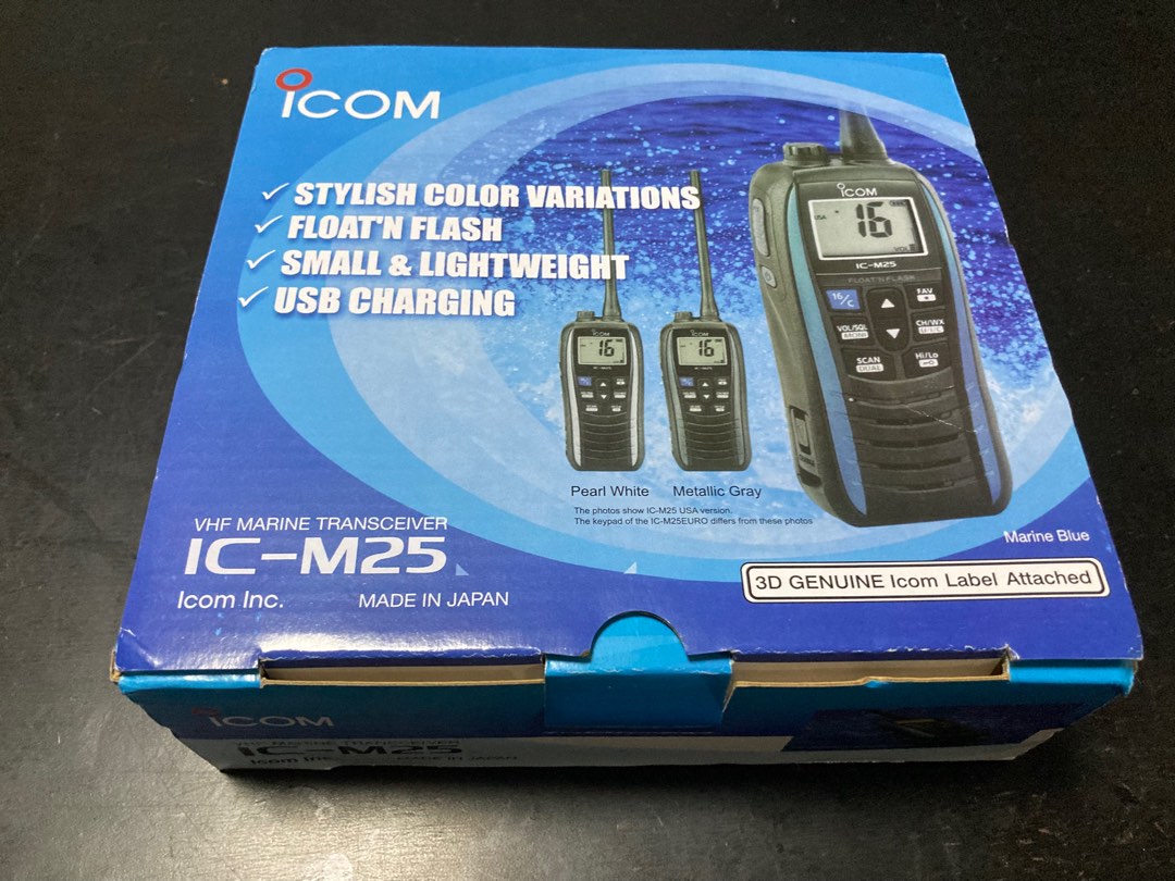 ICOM IC-M25 VHF MARINE TRANSCEIVER, Mobile Phones & Gadgets, Walkie-Talkie on Carousell