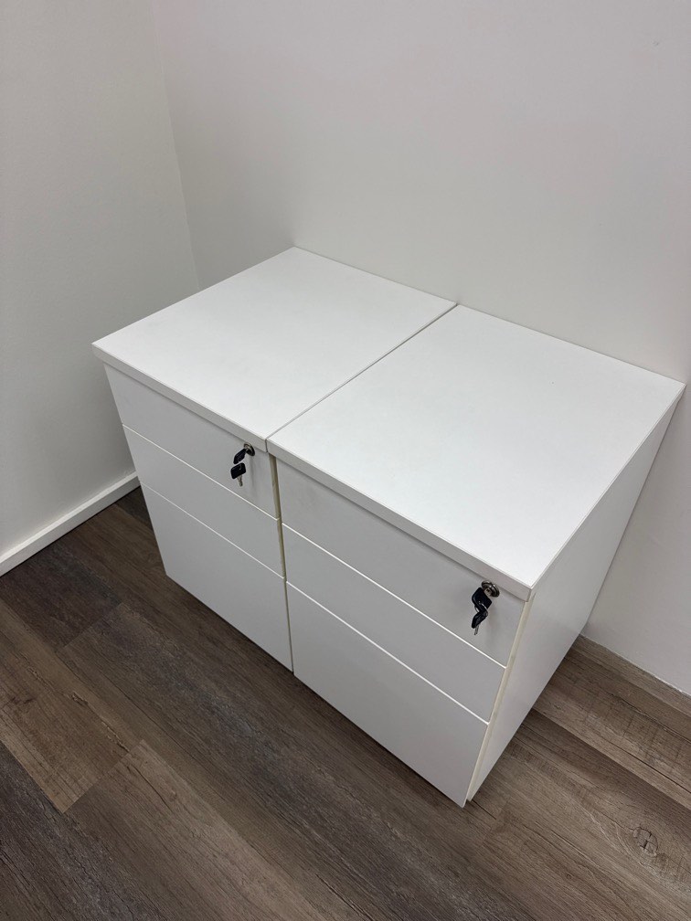 IKEA moveable pedestal drawers, Furniture & Home Living, Furniture ...