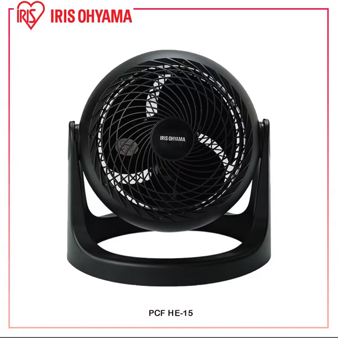 IRIS OHYAMA CIRCULATOR FAN - PCF-HE15 BK, Furniture & Home Living, Lighting & Fans, Fans on ...
