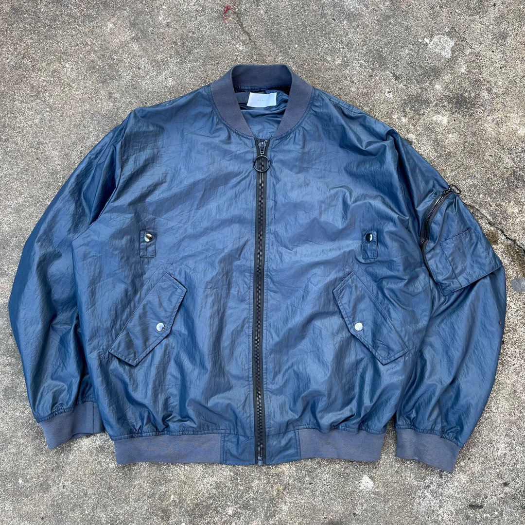 Jaket Bomber Blue Water Urban Garmen, Fesyen Pria, Pakaian , Baju ...