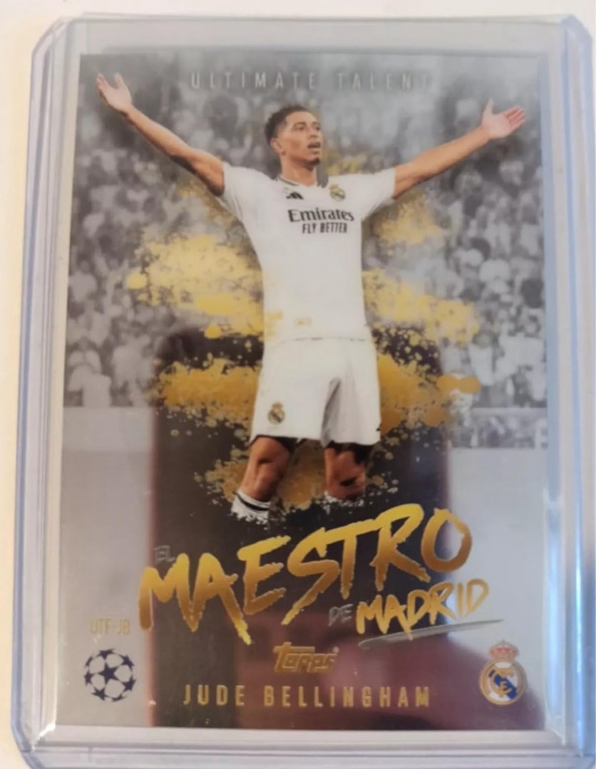 Jude Bellingham Maestro soccer card (1 in 500 packets), Hobbies & Toys ...