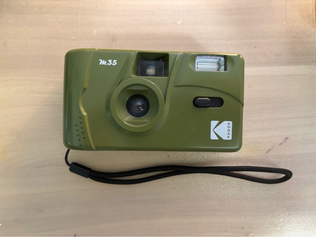 KODAK M35 FILM CAMERA ARMY GREEN, Photography, Cameras on Carousell