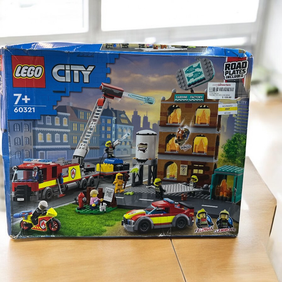 LEGO City Fire Brigade 60321 Building Kit; Multi-Model Playset with 2 ...
