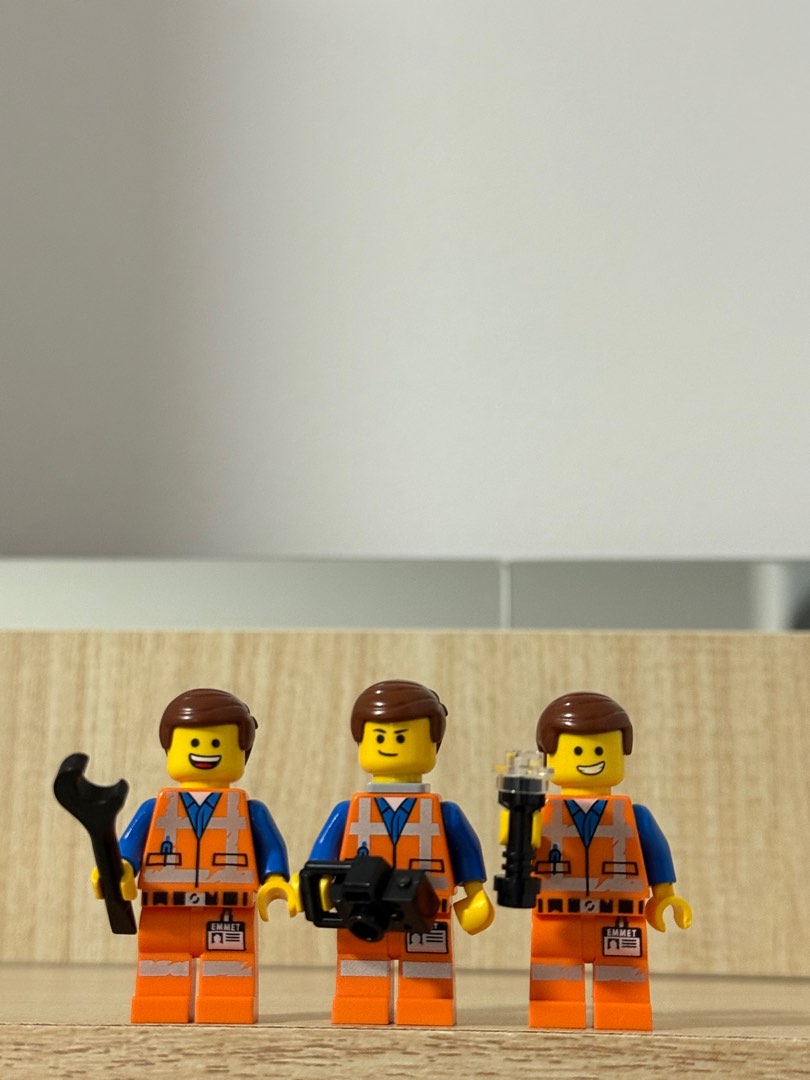 Lego Emmet Minifigures 3 pc, Hobbies & Toys, Toys & Games on Carousell