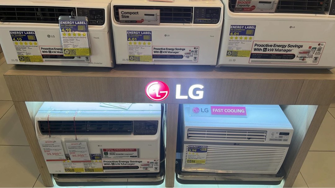 LG WINDOW TYPE INVERTER AIR CONDITIONER, TV & Home Appliances, Air ...
