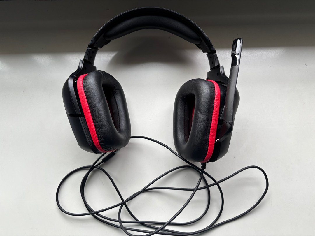 Logitech G331 Gaming Headset Red, Audio, Headphones & Headsets on Carousell