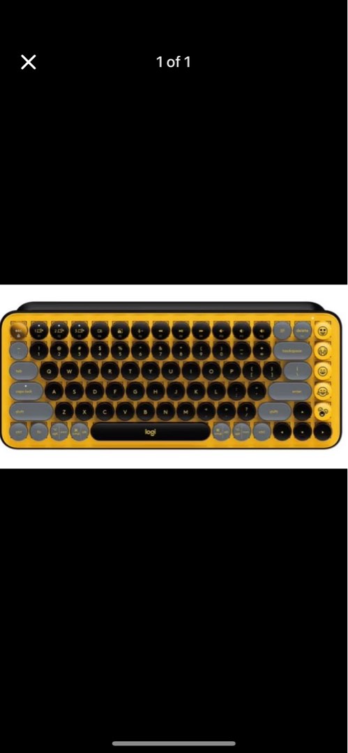 Logitech popkeys mechanical wireless keyboard, Computers & Tech, Parts ...