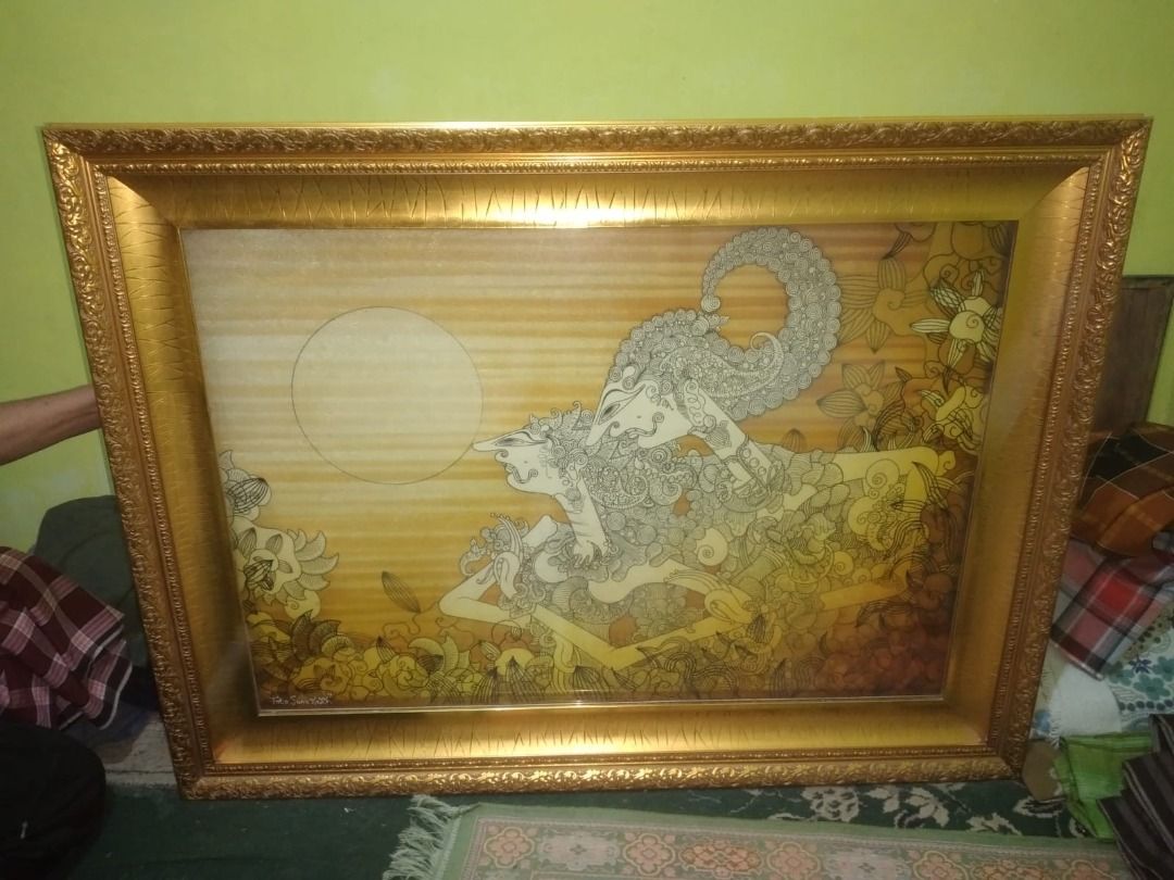 Lukisan Wayang 3D by Toto Sunu, Antik, Pajangan di Carousell