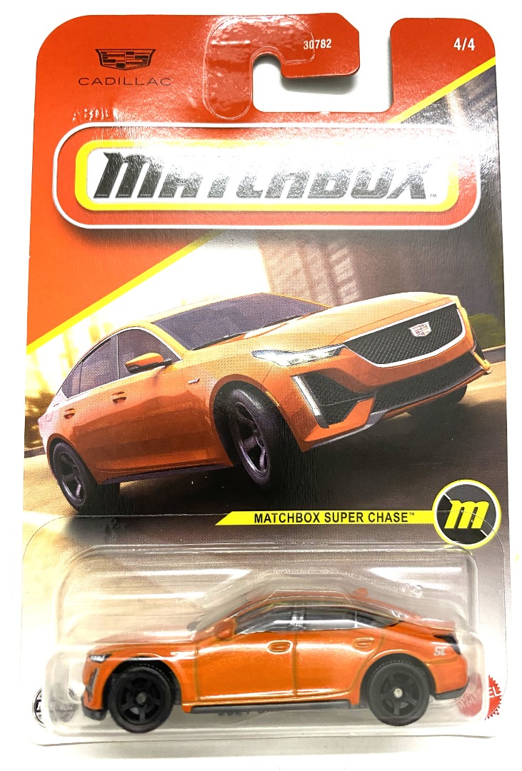 Matchbox 30782 4/4 Super Chase 2021 Cadillac CT5-V Orange MOSC Super T ...