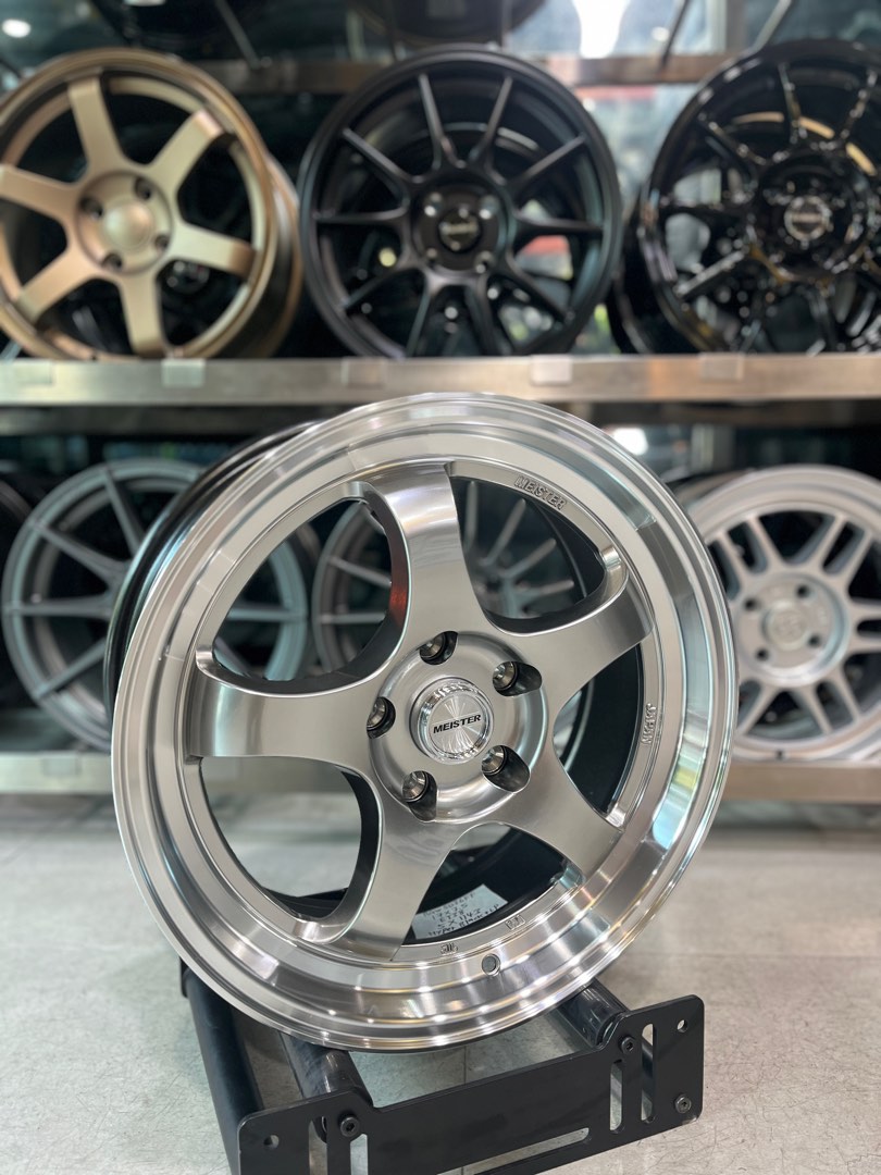 Meister design 17” rims, Car Accessories, Tyres & Rims on Carousell