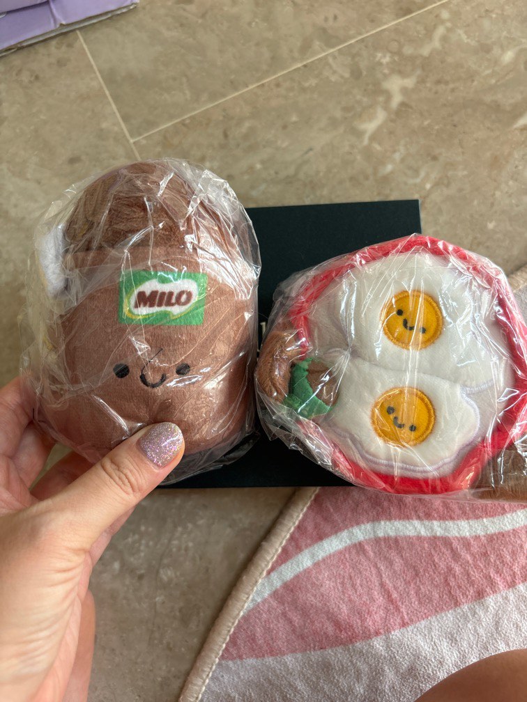 Milo Plushie - 1x Milo Peng 1x Soft Boiled Eggs, Hobbies & Toys, Toys ...