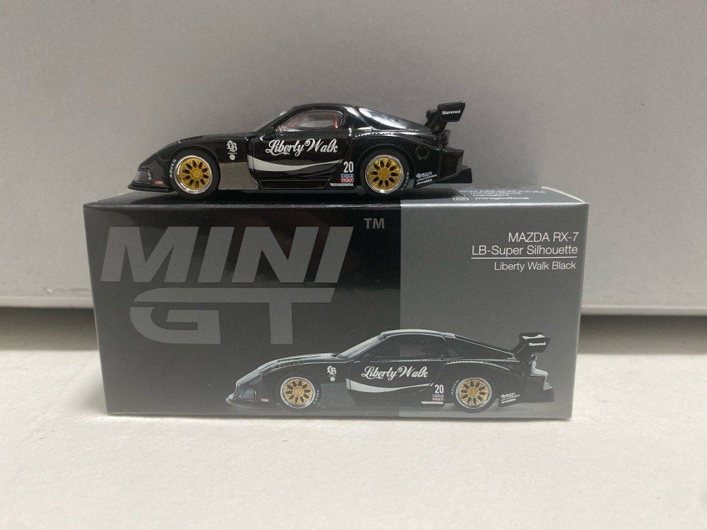 MINI GT Mazda rx-7 LB Liberty walk black, 興趣及遊戲, 玩具 & 遊戲類 - Carousell