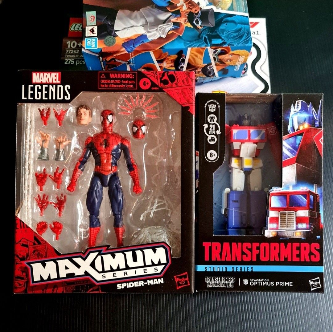 Marvel Legends Spider-Man Hasbro Maximum Collection, Transformers ...
