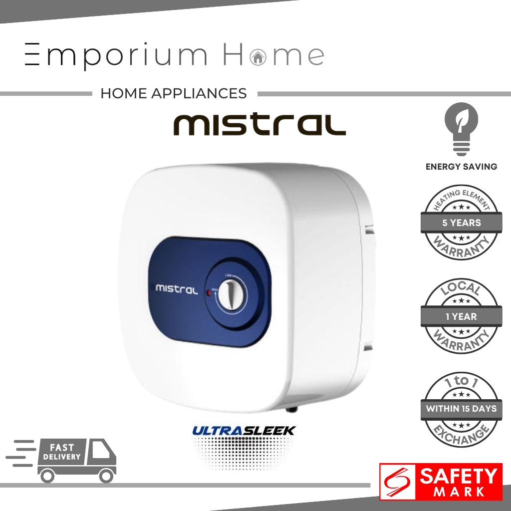 Mistral 15L Electric Storage Water Heater [MSWH15], TV & Home ...